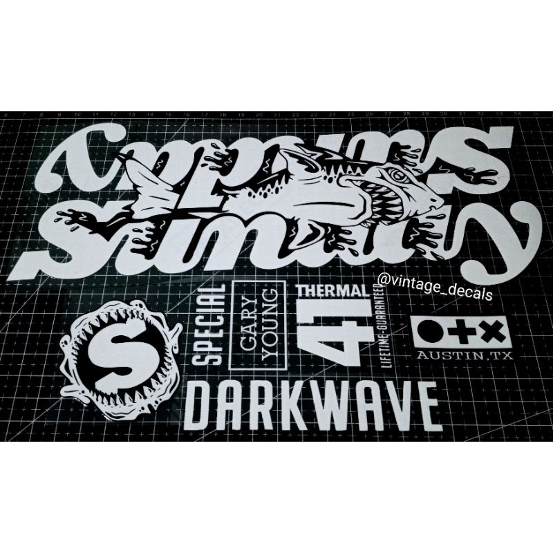 Sunday DARKWAVE wavelength BMX bicycle decals sticker | Shopee Philippines