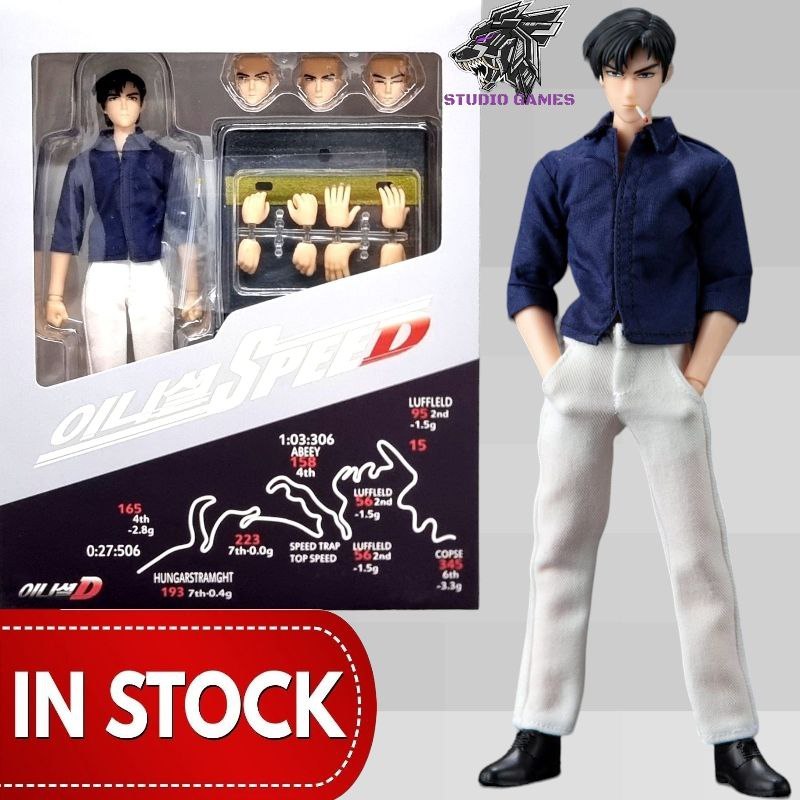 Dasin Model Initial D - Takahashi Ryousuke 1/10 Scale Action Figure ...