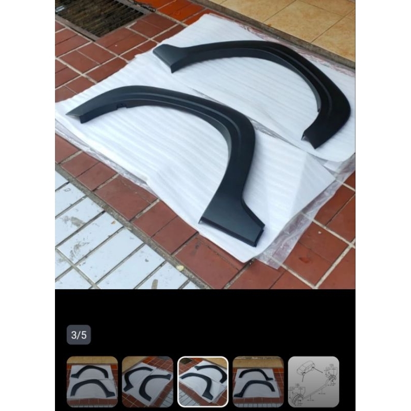 Original Mitsubishi New Xpander Cross 2023 Front Wheel Arc Overfender ...