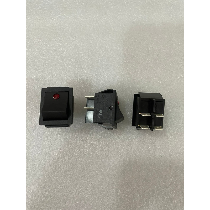 MERAH LARGE 4 pin Rocker switch SOKEN 16A red dot SOKEN 4 foot switch ...