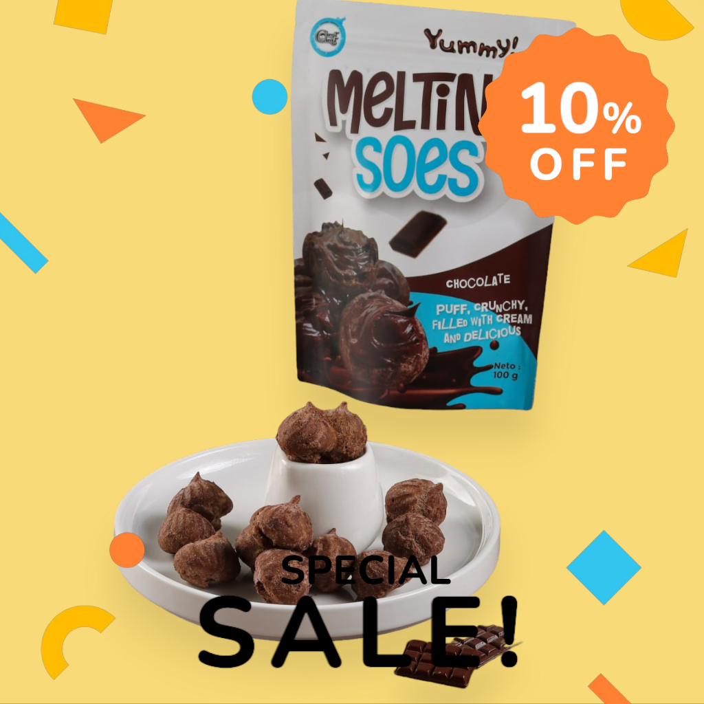 Soes MELTING | Sus Dry 100gram PREMIUM SNACK CHOCOLATE LOVERS | Shopee ...