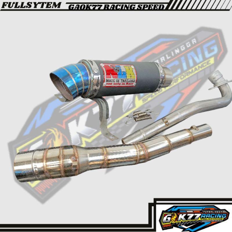 Nlk exhaust canister conical open specs exhaust Pipe for Wave 125 Xrm ...