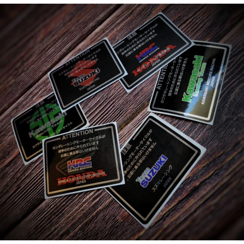 Japan Motorcycle Warning Sticker (krum) | Shopee Philippines