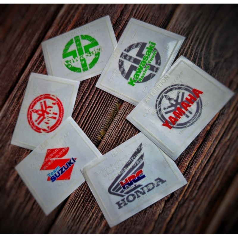Japan Motorcycle Warning Sticker (Transparent) | Shopee Philippines