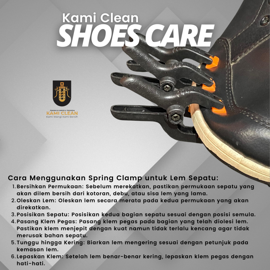 Spring Clamp Multipurpose Shoe Glue Repair Clamp | Shopee Philippines