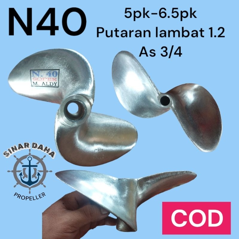 N40 Racing Boat Fan.Racing Boat Propeller./PROPELLER | Shopee Philippines