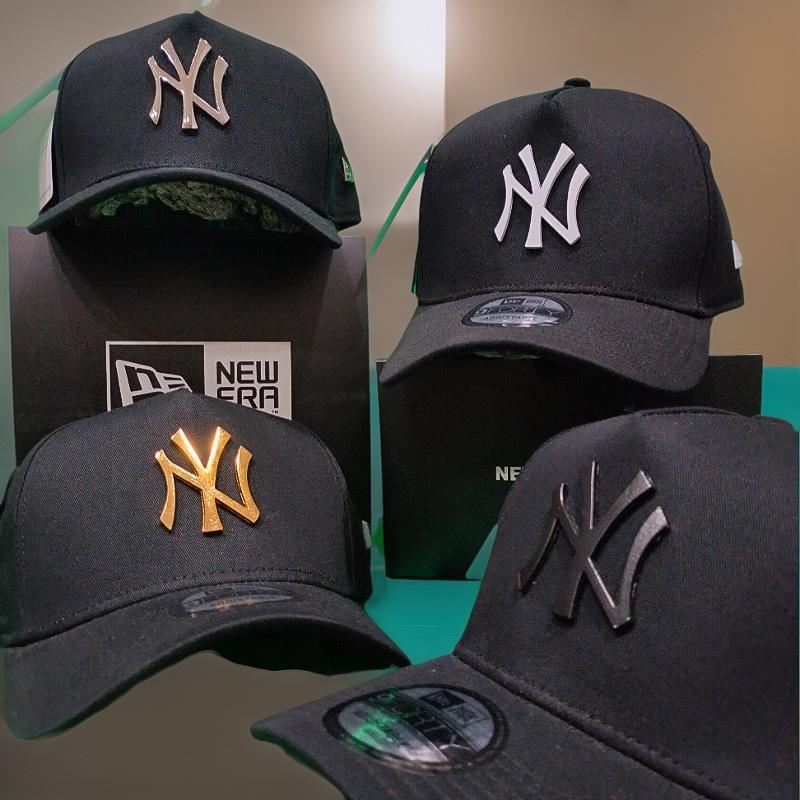 PUTIH HITAM Ny METAL BLACK HAT BLACK SILVER WHITE GOLD LOGO / METAL ...