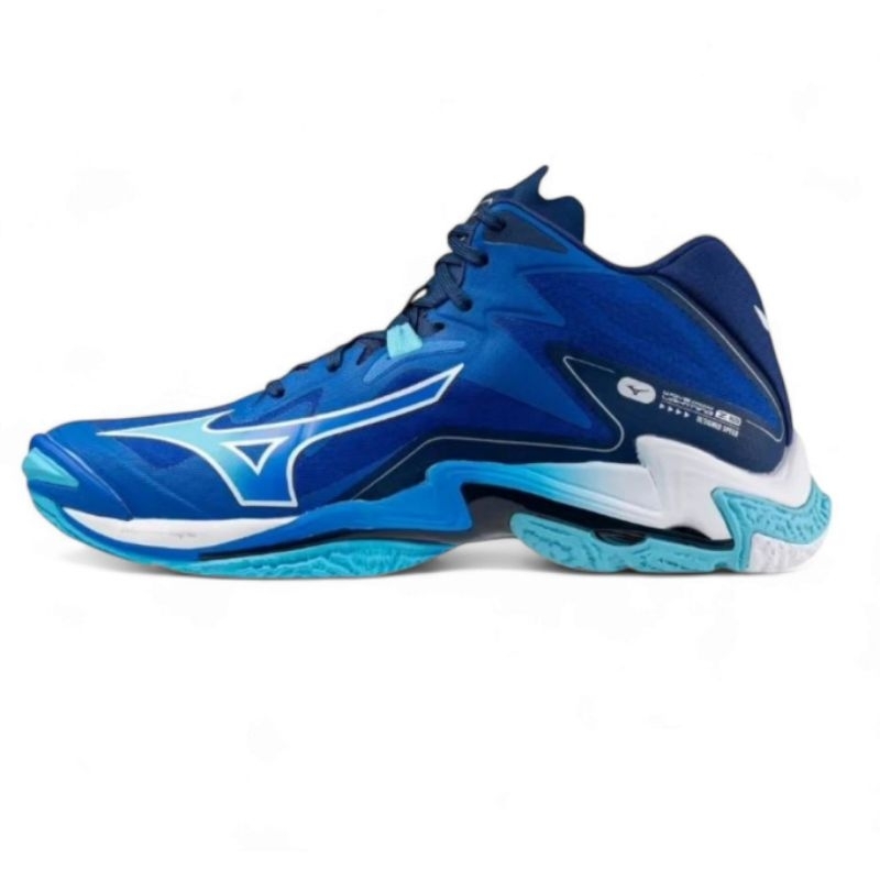 Mizuno wlz 8 grade shoes ori mizuno WAVE LIGHTNING Z7 WHITE RAINBOW UNISEX volleyball shoes Shopee Philippines