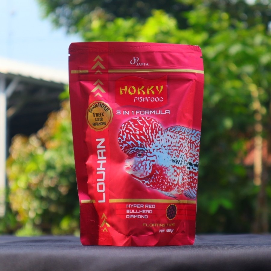 Hokky pellets 3 in 1 Louhan lohan fish food 100gr 100 gr | Shopee ...