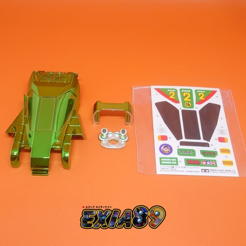 Tamiya Racing Mini 4WD - Dash 2 Burning Sun Green Plated Body (Sec ...