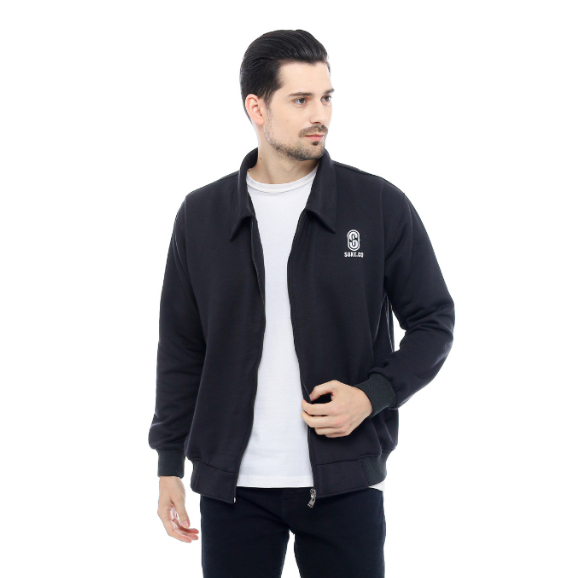HITAM Work Premium Black Boxy Bomber Men's Jacket | Shopee Philippines