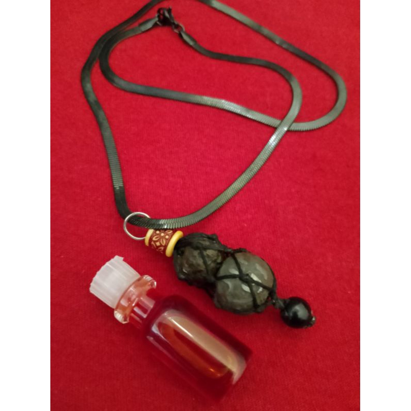 Badar Iron & Monta Iron Pendant (1 Bottle Of Treatment Oil) | Shopee ...
