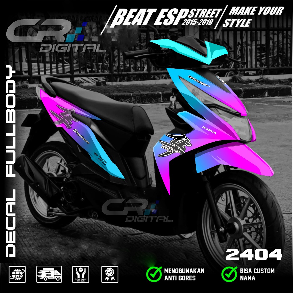 Decal Sticker Beat Street Fullbody Beat Esp Street Fi 2016 2017 2018 ...