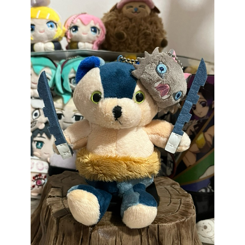 Ready BEAR DEMON SLAYER INOSUKE MASCOT PLUSH | Shopee Philippines
