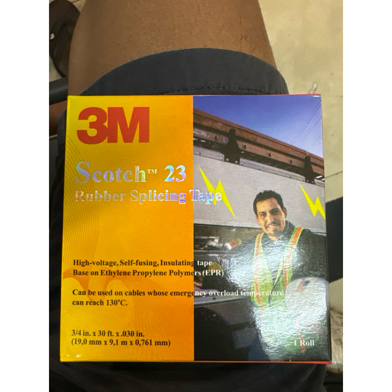 3m SCOTCH 23 ELECTRICAL INSULATION / RUBBER SPLICING TAPE | Shopee ...