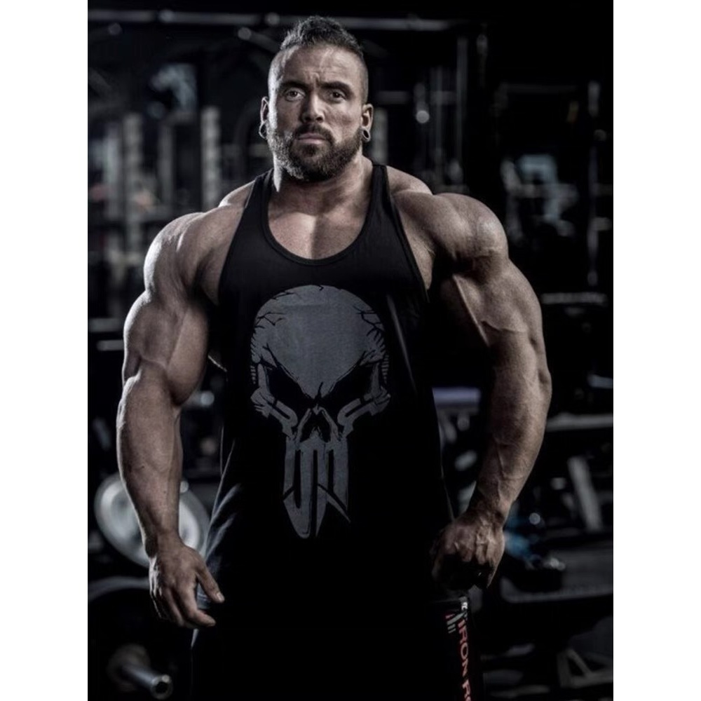 Singlet GYM Men PUNISHER NEW MUSCLEFIT BODYBUILDER Bodybuilding ...