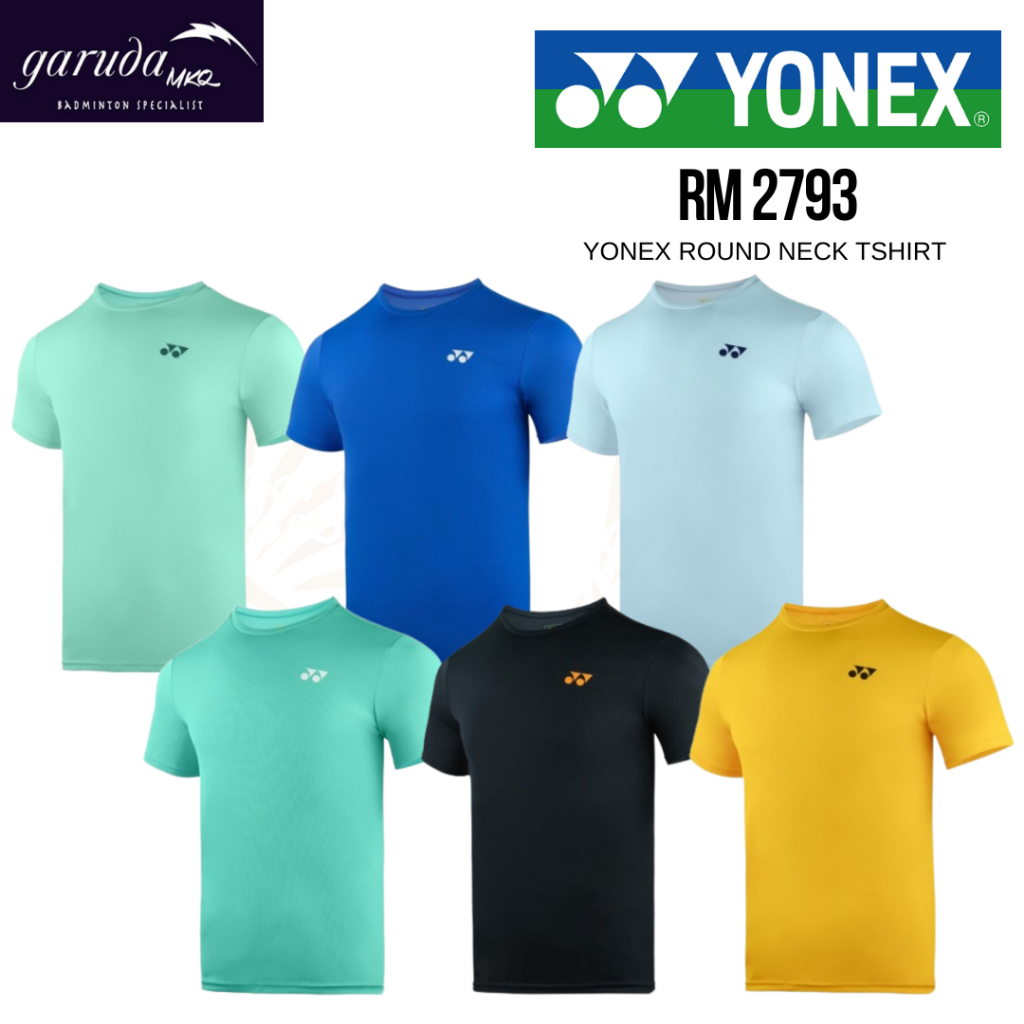YONEX RM 2793 CASUAL CLOTHES YONEX 2793 TSHIRT YONEX MEN'S ROUND NECK ...
