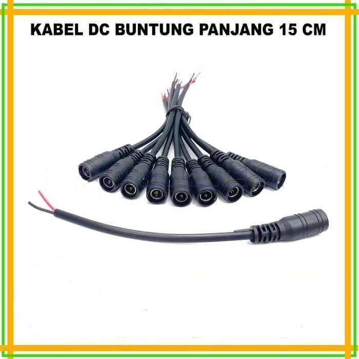 Dc Cable Stump Length 15 cm / DC Socket Cable Female Female Stump ...