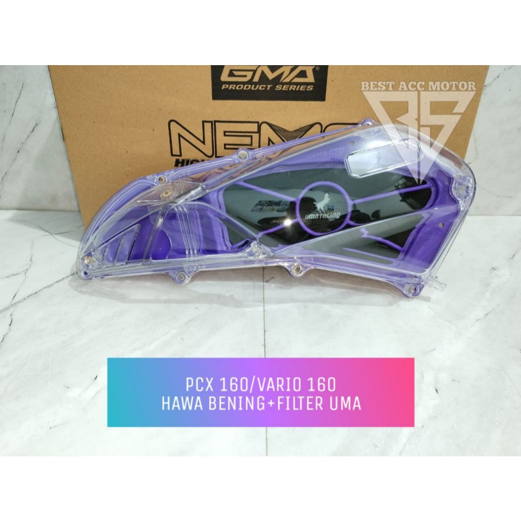 Pcx 160 Vario 160 adv 160 STYLO 160 AIR FILTER UMA RACING transparent ...