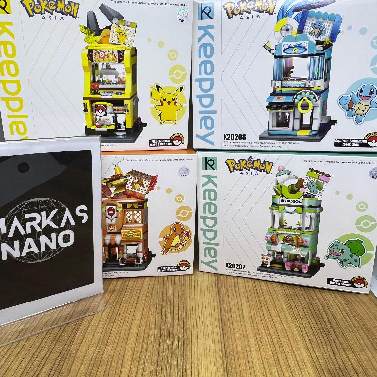 Keeppley Pokemon ASIA Bricks Series Pokemon Building Pokemon House ...