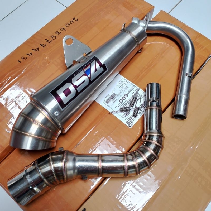 1 set Conical DS4 open space Exhaust pipe muffler For Mio i 125 Mio ...