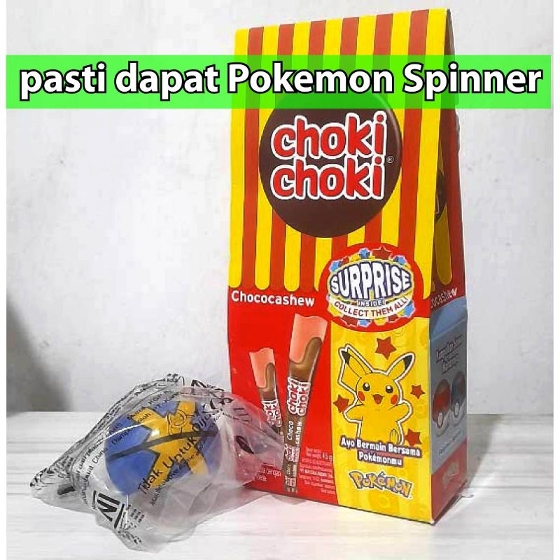 Choki Choki Pokemon Surprise Pack (100% Definitely Get Spinner, Already ...