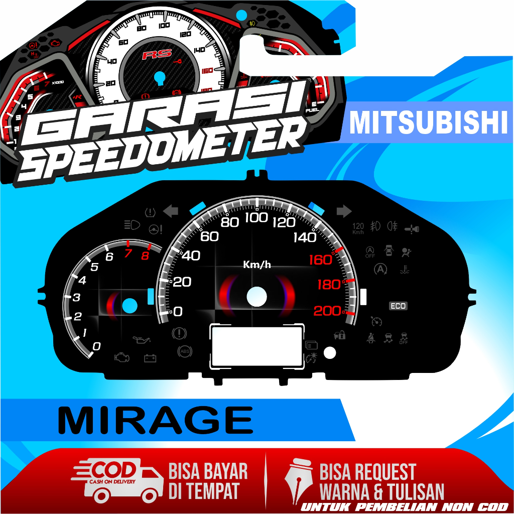 Mitsubishi MIRAGE CUSTOM SPEEDOMETER Board | Shopee Philippines