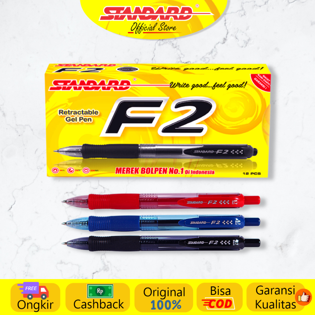 Standard - Pen F2 0.7 (Stationery/Pen/Ballpoint/Pen) | Shopee Philippines