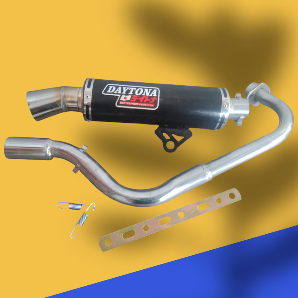 Exhaust samlong inlet 38mm black coting all matic beat vario mio ...
