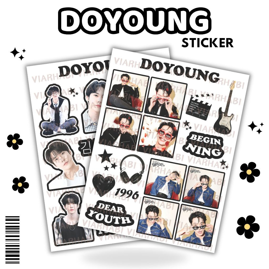 Dear YOUTH DOYOUNG STICKER // DOYOUNG NCT 127 UNCUTTING STICKER ...