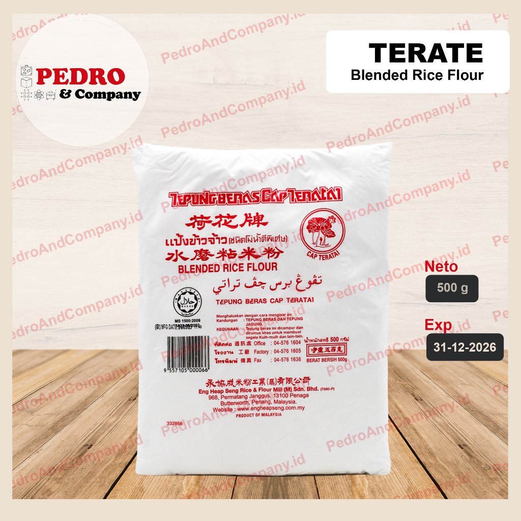 500 gram Lotus cap rice flour - blended rice flour import malaysia ...