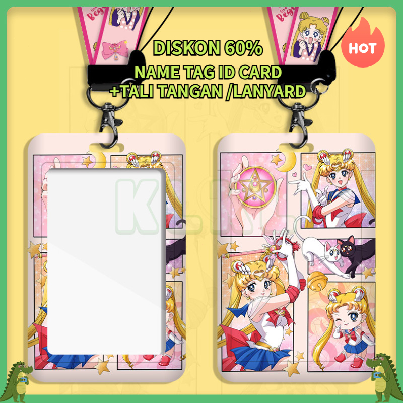 GANTUNGAN Klkl Place Id Card Clear Card Hanger Id Card Aesthetic Strap ...