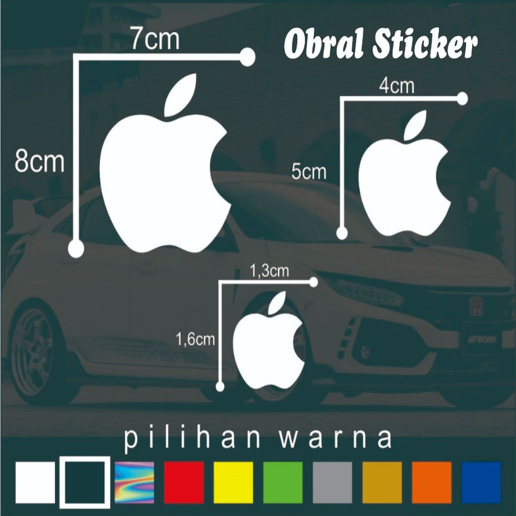 Apple Iphone Logo Cutting Sticker | Shopee Philippines