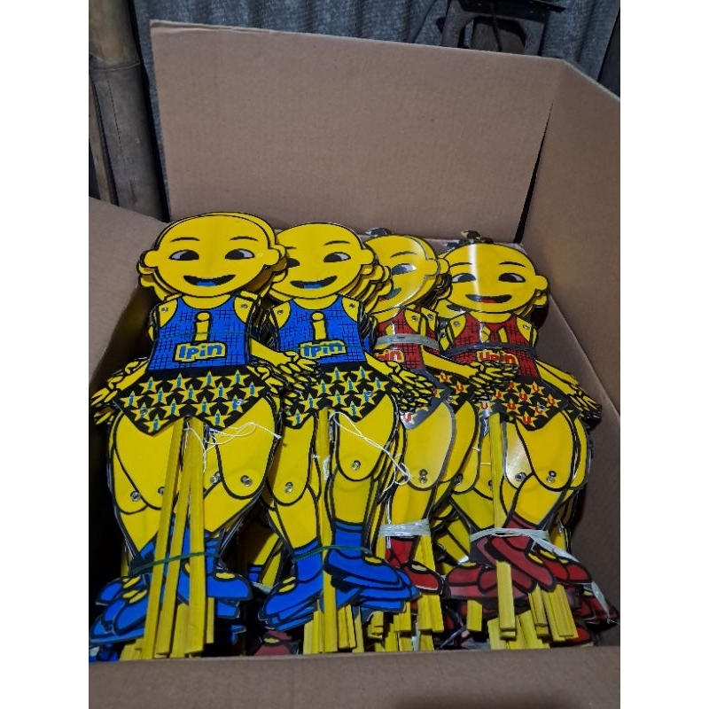 Beginning OF THE YEAR Puppet TOY JOINT UPIN IPIN SPONGEBOB/WAYANG PULL ...