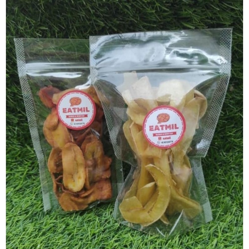 Snack snack bundling package of 50g salty savory banana chips and 50g ...