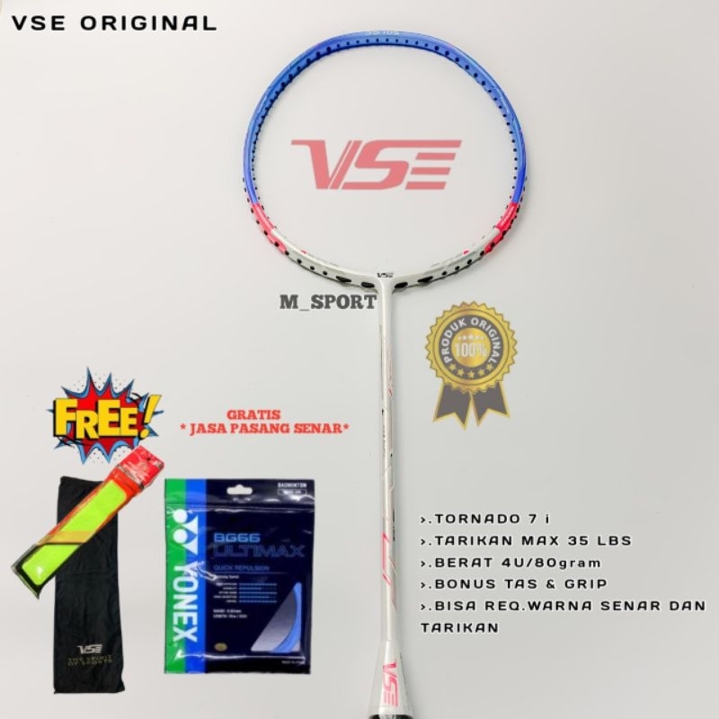 Vse Badminton Racket | Venson Original 30-35 Lbs | Shopee Philippines