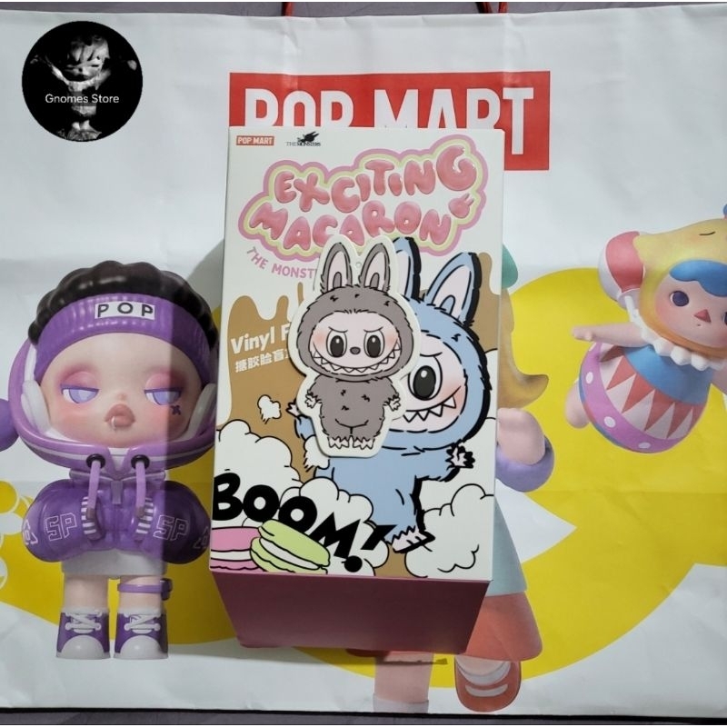 Labubu Exciting Macaron Original Pop Mart Indonesia sealed foil ...