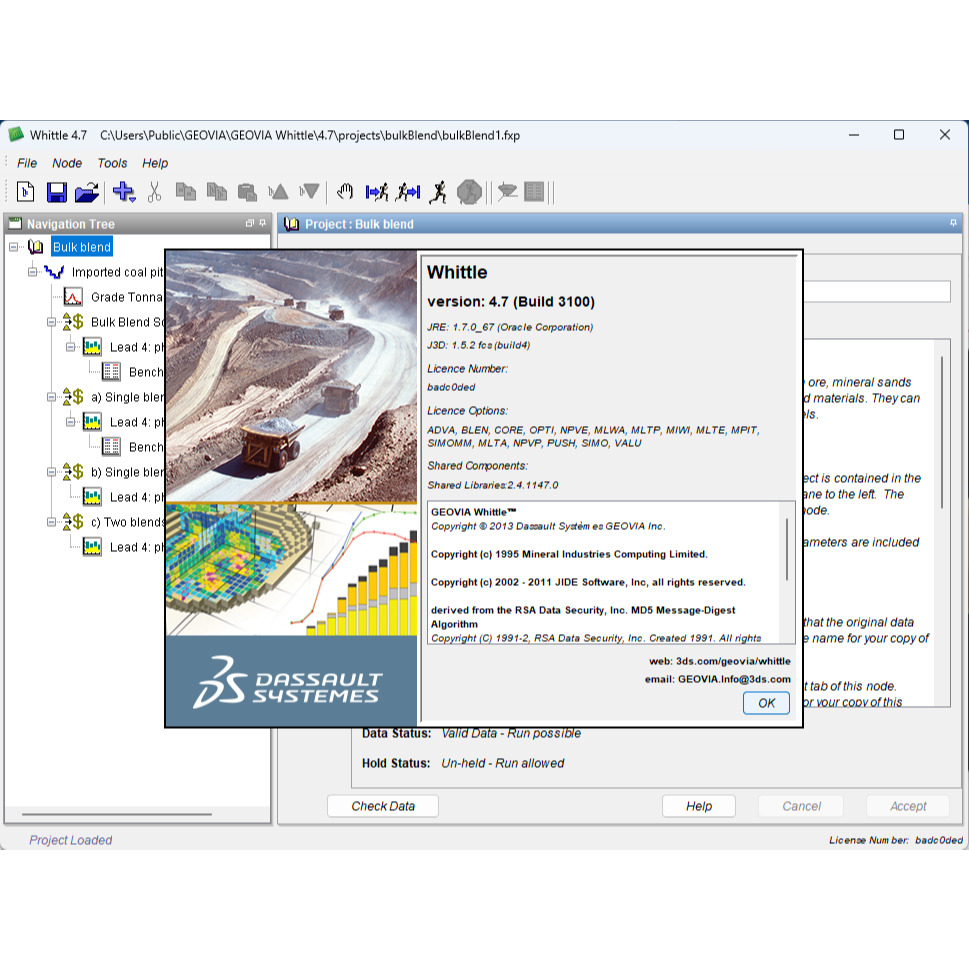 Geovia Whittle 4.7.4 Full Version Software Mine Planning Dassault ...