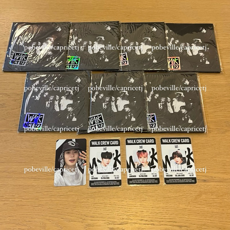 Nct 127 Walk Poster Ver Sealed Unsealed Jaehyun Jungwoo Doyoung Haechan ...
