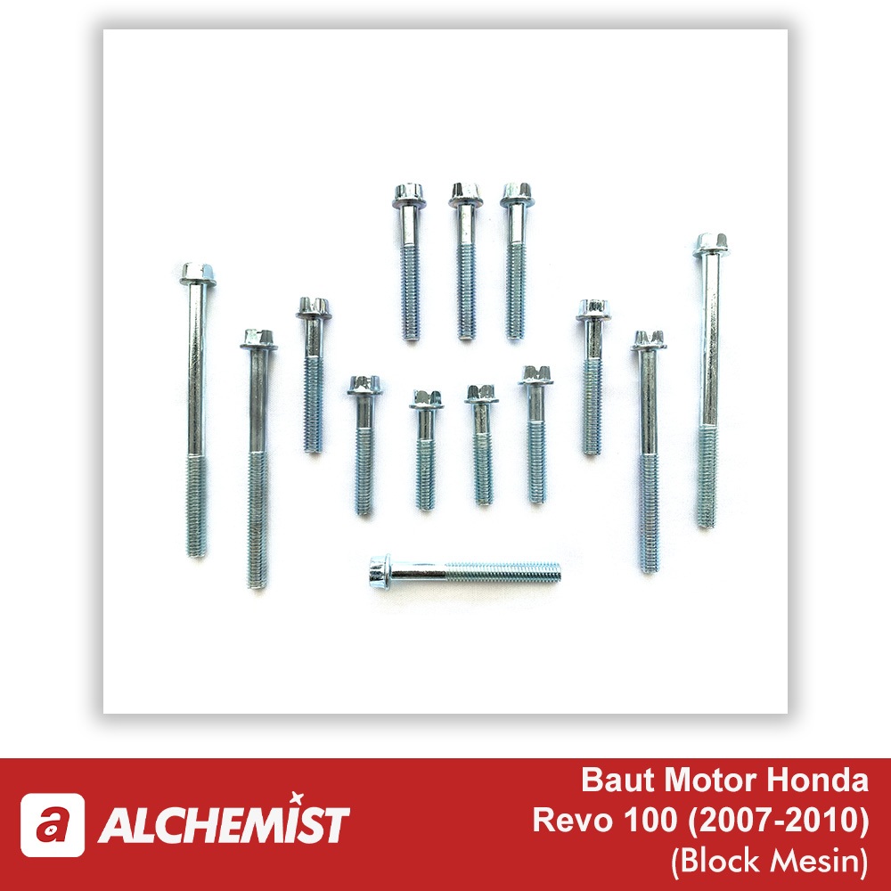 MESIN Honda Revo 100 Engine Block Bolts / Revo 100 Right Left Engine ...