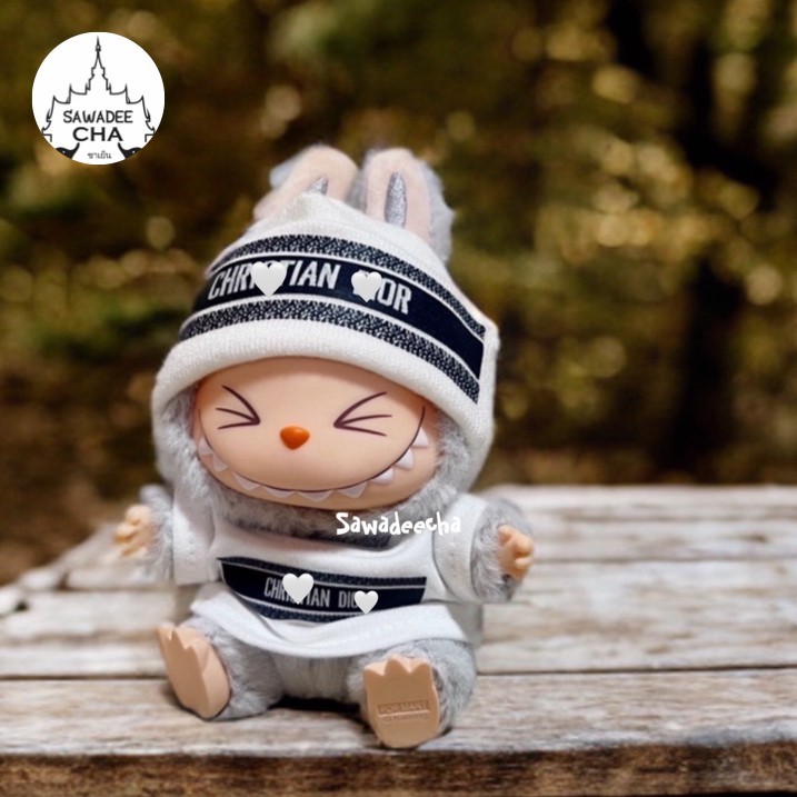 PUTIH Labubu macaron Clothes v2 Popmart / labubu macaron Clothes v2 pop ...