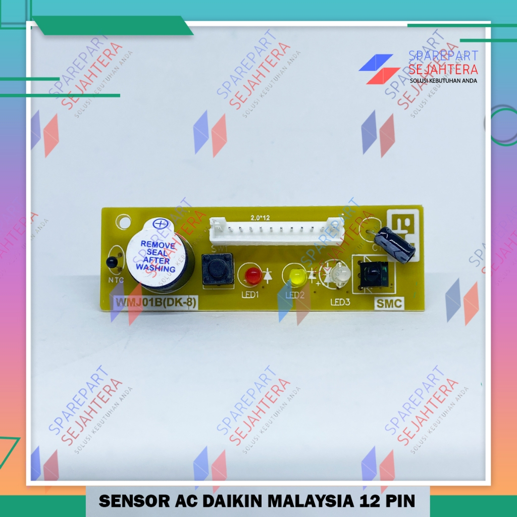 Remote SENSOR MODULE AC DAIKIN MALAYSIA FTV 12 PIN REMOT DISPLAY PCB ...