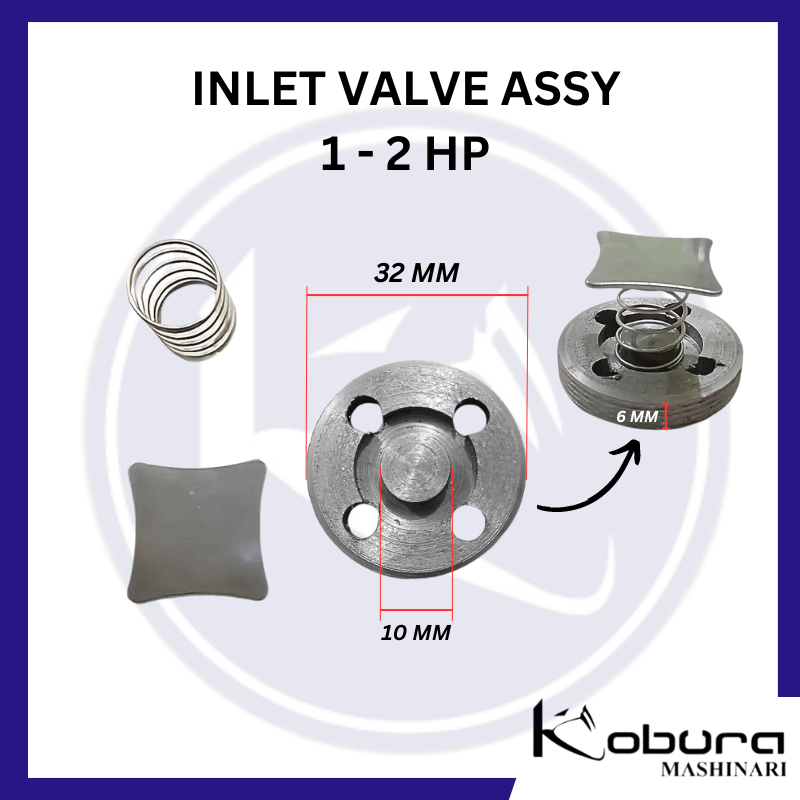 Inlet Valve Assy 1-2 HP Or Variant Set Inlet+Discharge Valve Assy 1-2 ...
