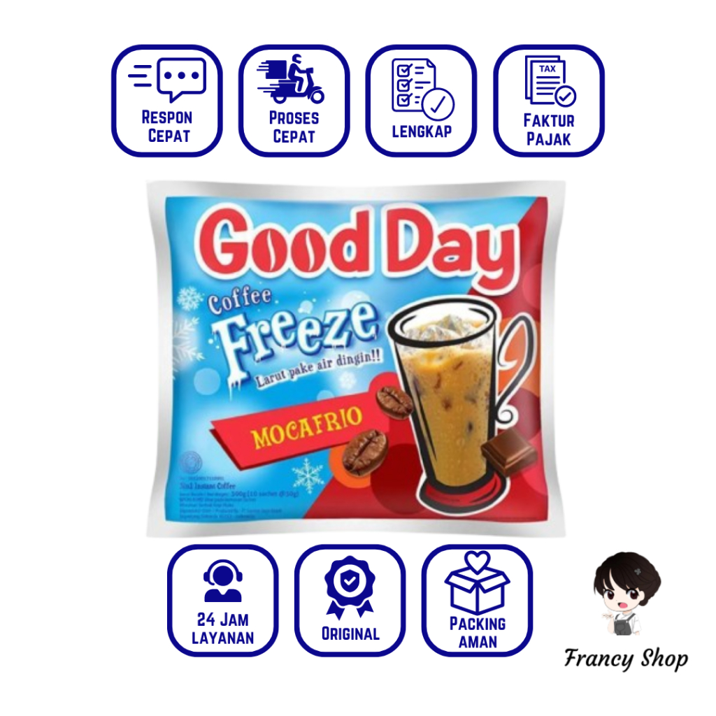 Good Day Freeze Instant Coffee Sachet 30 gr | Shopee Philippines