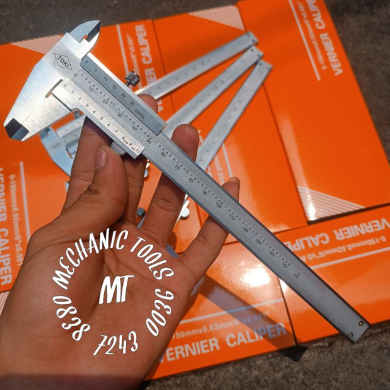 Vernier caliper 6 inch 8 inch 12 inch Toki Sigmat manual caliper Toki skekmat | Shopee Philippines