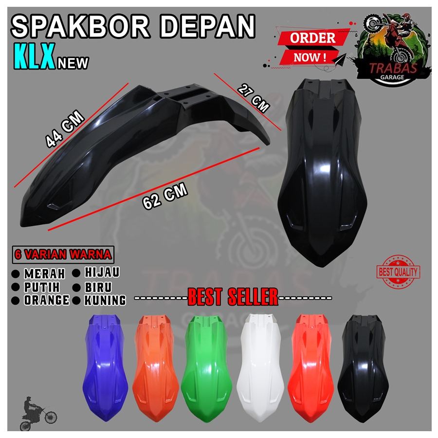 FRONT SPAKBOR KLX NEW 150 250 MOTORCYCLE SPAKBOR CROSS TRAIL FENDER KAWASAKI SUPERMOTO SUPER ...