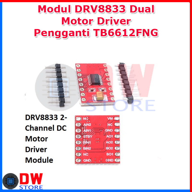 MERAH DRV8833 Red Stepper Motor Driver Replacement TB6612 TB6612FNG ...