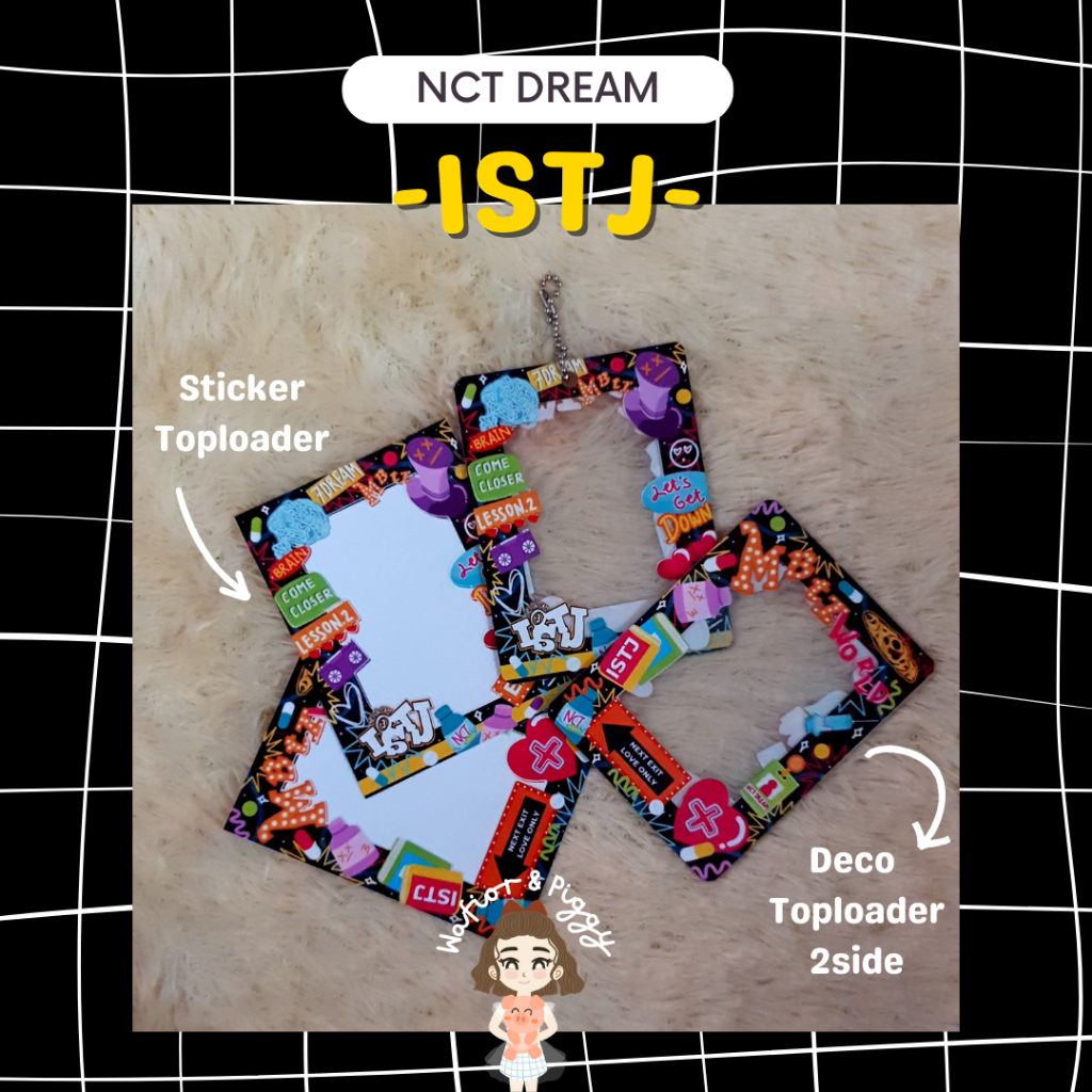 Piggybank- NCT DREAM- ISTJ Toploader Deco (Photocard Holder) & Sticker ...