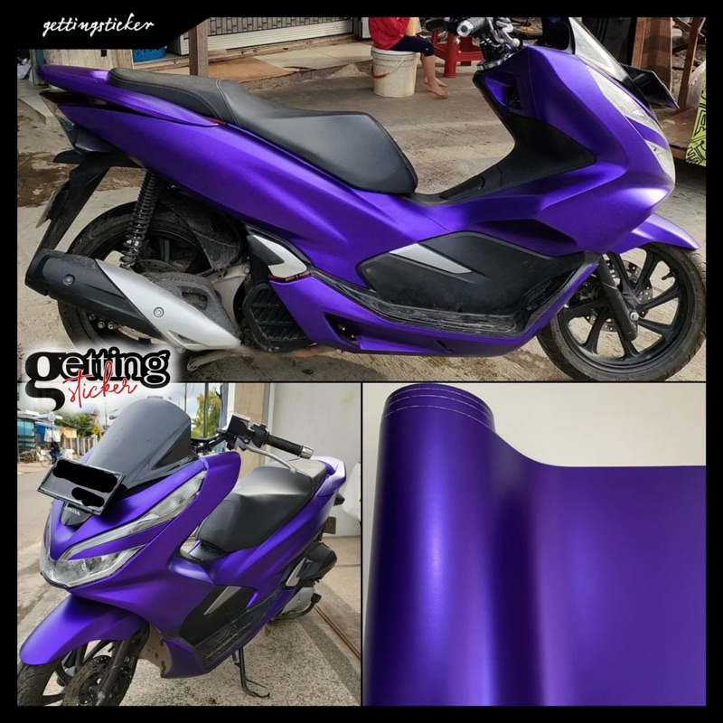 UNGU Purple doff sticker purple doff sticker purple chrome dop satin ...