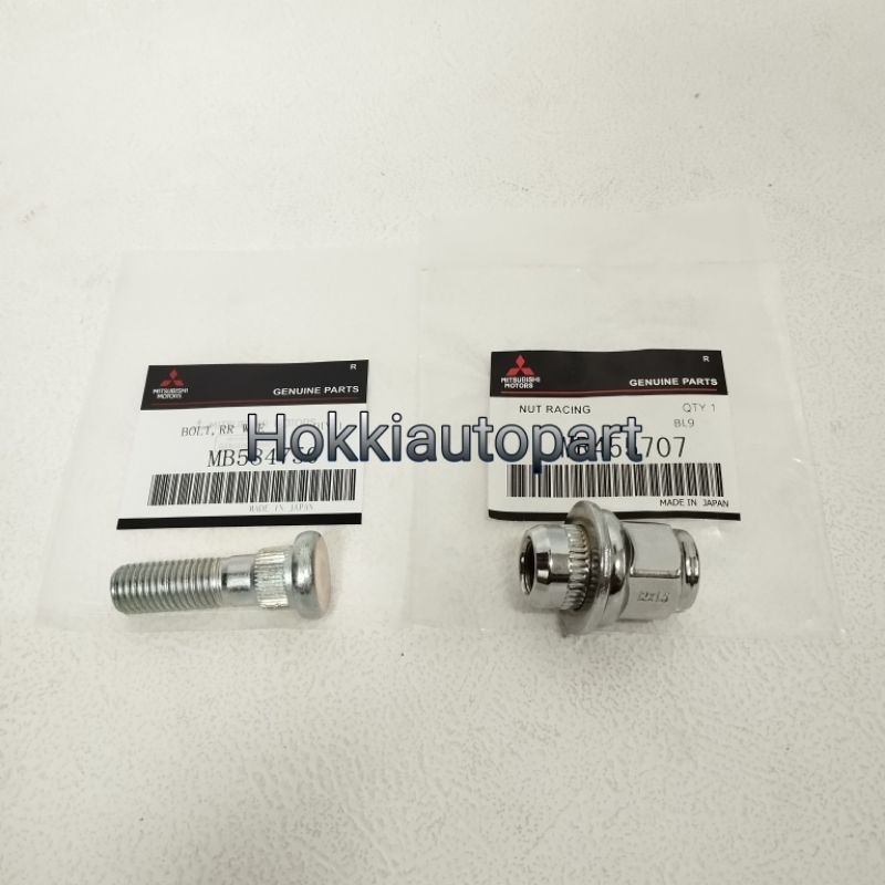 Original Triton Pajero Sport Outlander Wheel Bolts + Racing Nuts ...